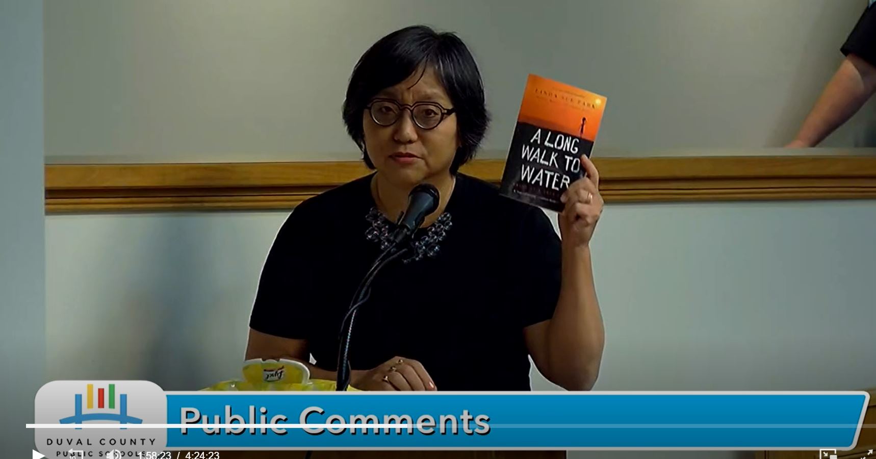 Ellen Oh, Linda Sue Park, and Ami Polonsky Speak Out Against Censorship at Florida School Board ...